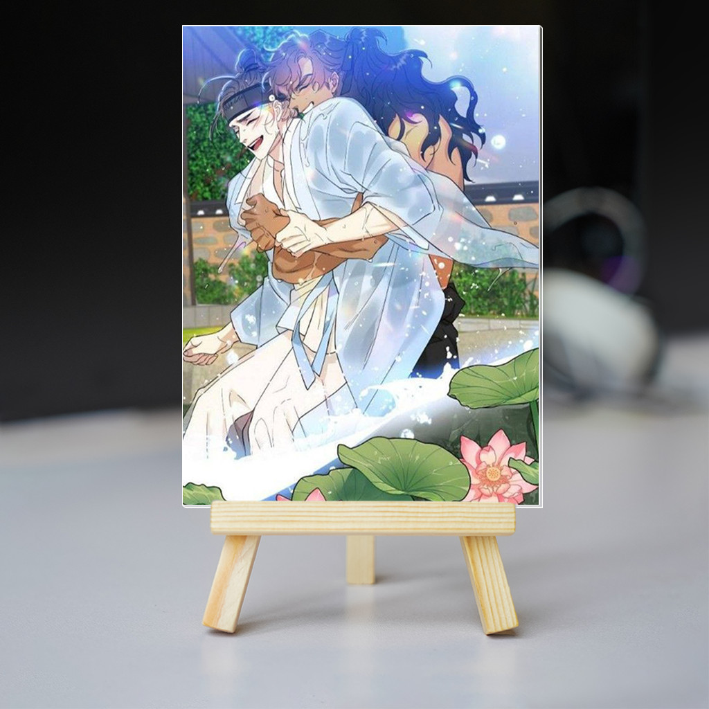 Móc khóa, mô hình standee, Tranh kính Hổ ái tử đằng Taming the tiger Beom x Ahn Geumhu Manhwa BL ...