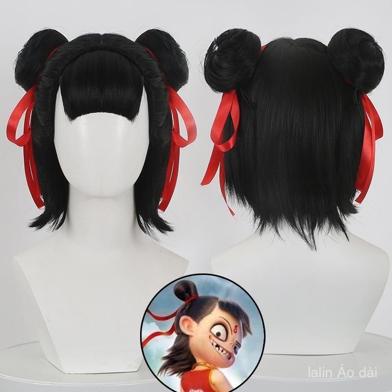 [Có hàng, giảm giá] Tóc giả cosplay Nezha: Con của Sự Hủy Diệt, tóc ...