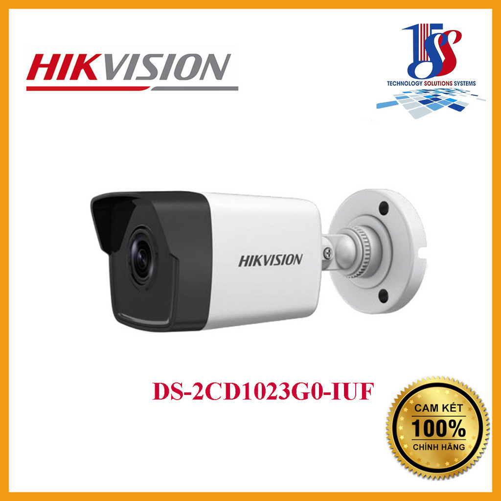 Camera IP POE HIKVISION DS-2CD1023G0-IUF 2.0 megapixel, hồng ngoại, tích hợp mic thu âm - Hàng ...