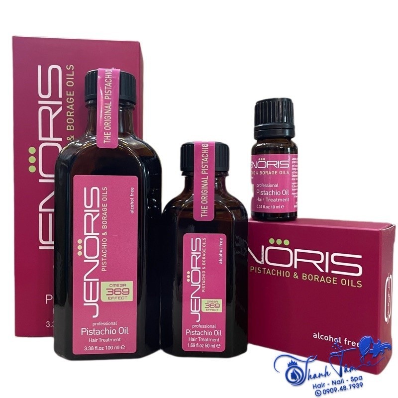 Tinh dầu dưỡng phục hồi tóc hư tổn Pistachio Oil Jenoris - Israel 100ml ...