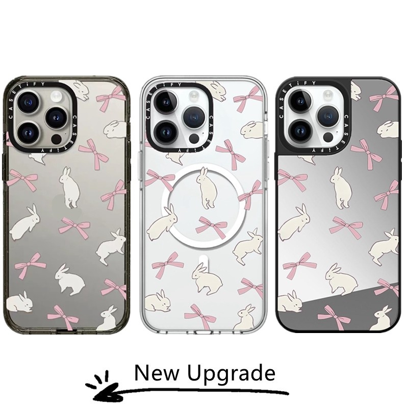 CASETiFY Rabbit Ribbon Hard Case For iPhone 15 14 Plus 11 12 13 Pro ...
