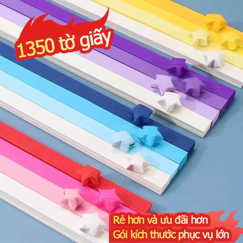 Top12-tờ giấy gấp sao nhiều màu Giấy Gấp Sao Dạ Quang - làm bó hoa sao ...