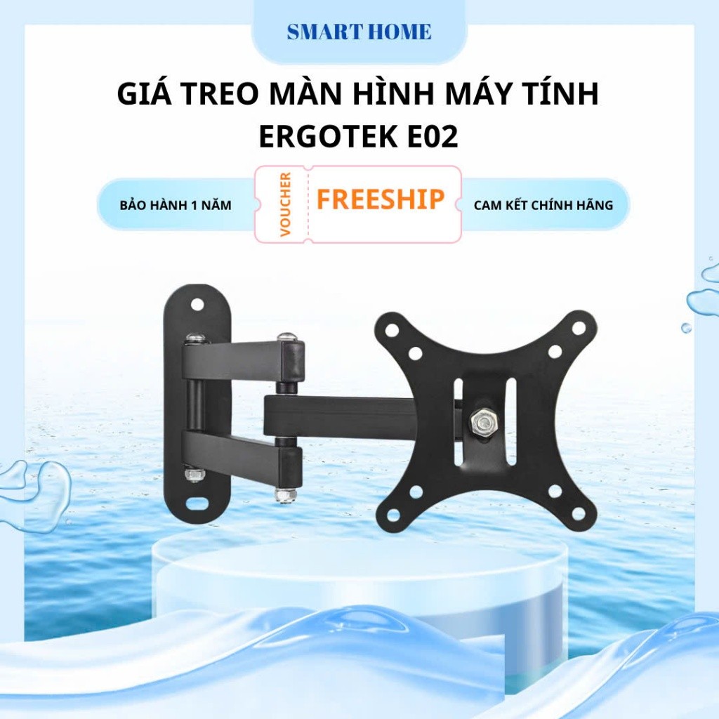 Giá treo màn hình xoay đa năng ErgoTek E82 14 - 32 inch - Giá Treo Tivi Gắn Tường Xoay 180 Độ Mk ...