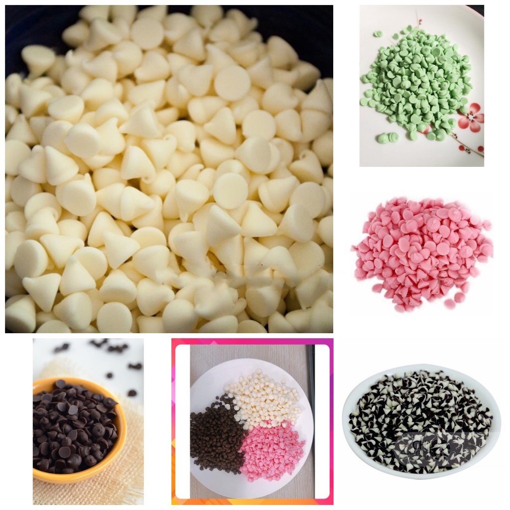 Socola chip (choco chip) loại đen/trắng/hai màu 100g | Shopee Việt Nam