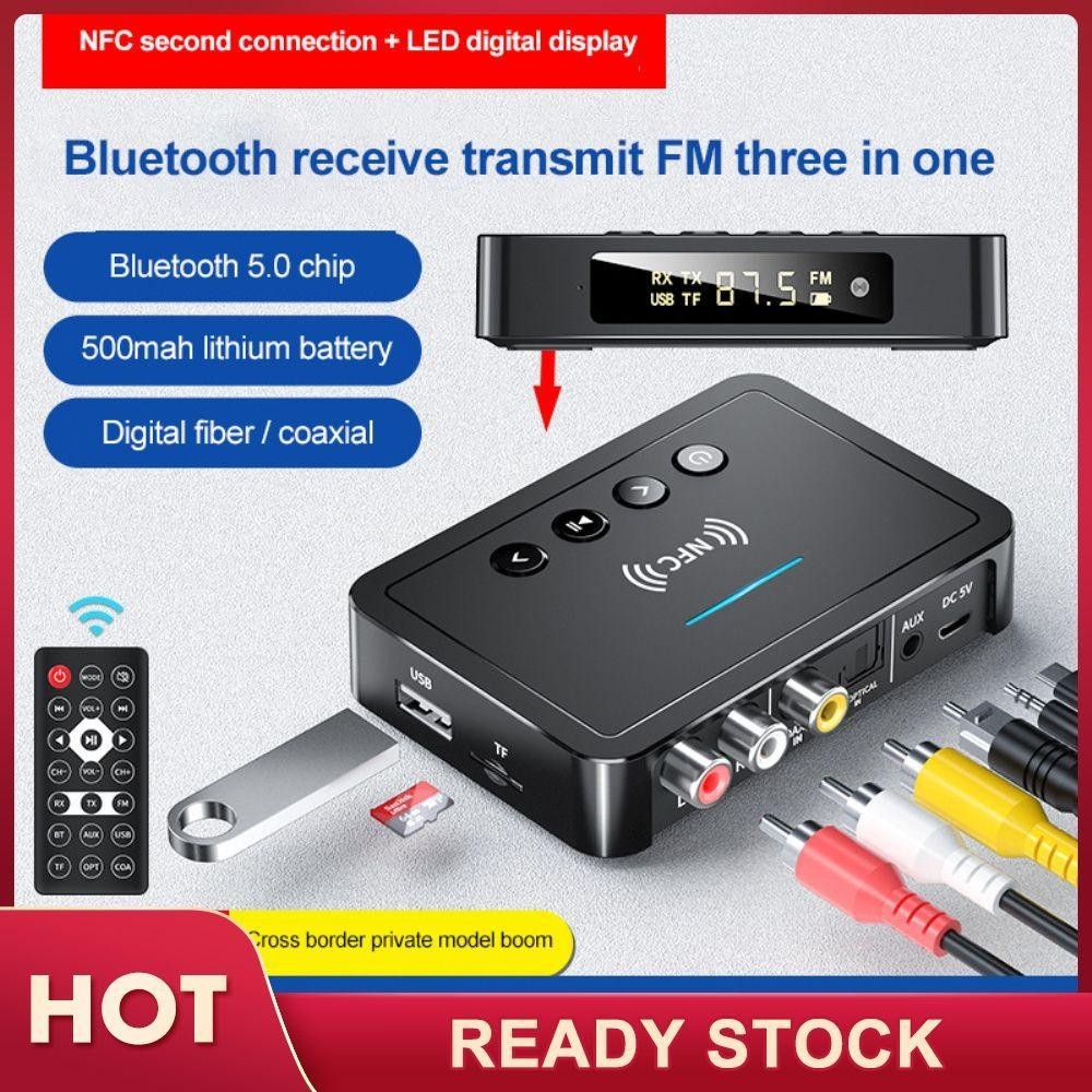 Bộ thu Bluetooth NFC mới 5.0 Bộ phát Bluetooth FM Bộ chuyển đổi ...