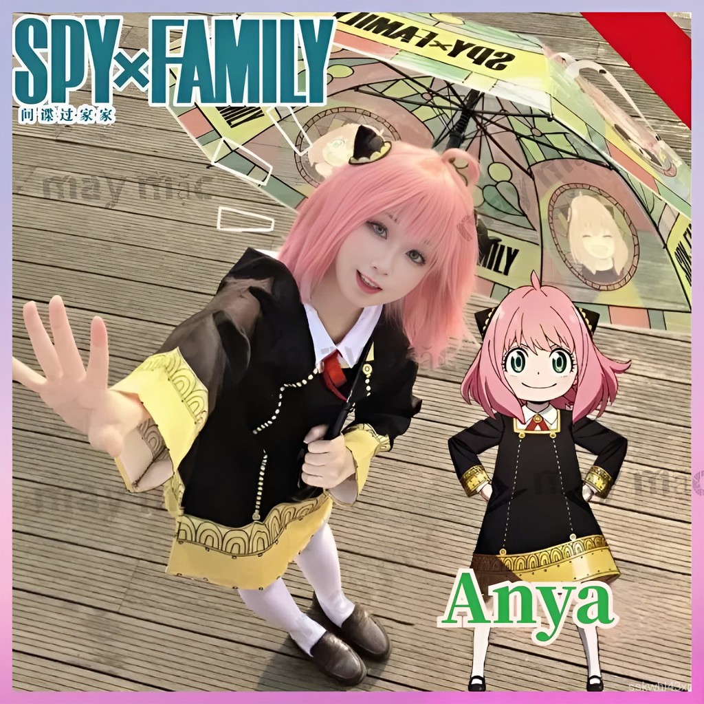SPY X FAMILY / Anya Forger Bộ Trang Phục Hóa Trang Nhân Vật Phim Hoạt ...