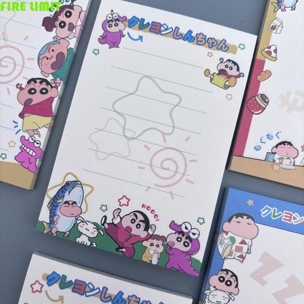 Fire LIMIT Crayon Shin Chan Note Paper A7 Kawaii Sinh viên | Shopee ...