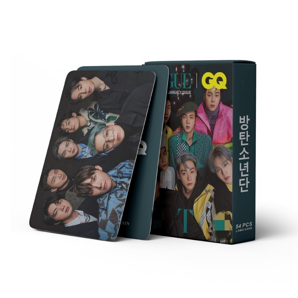 54 Cái / hộp BTS 2022 GQ VOGUE Bangtan Boys Photocards Lomo Card Bưu ...