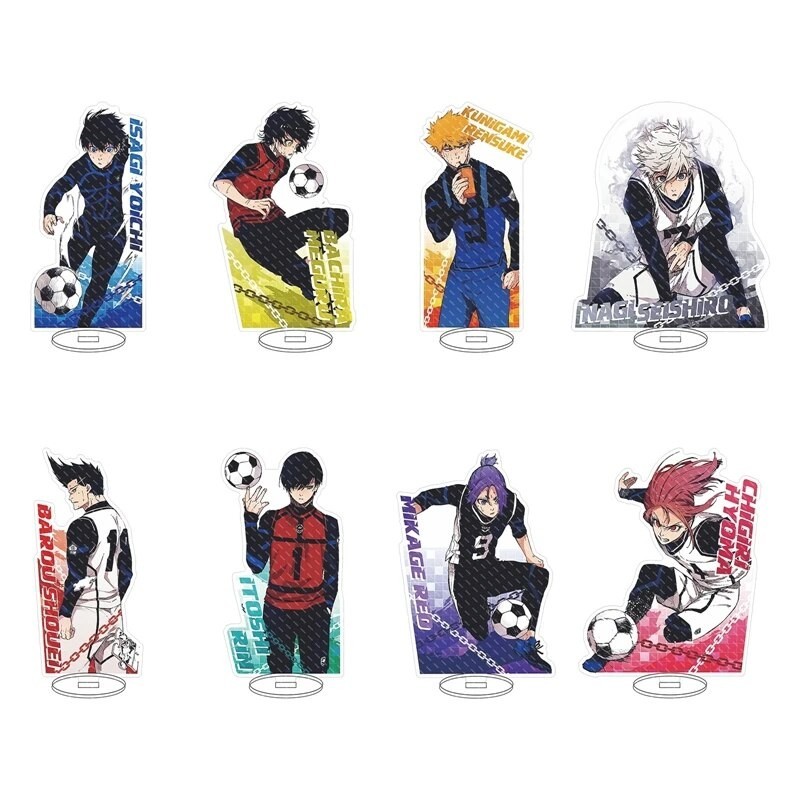 Mô hình Standee Blue Lock Isagi Nagi Meguru Chigiri Reo Sae Itoshi Rin ...