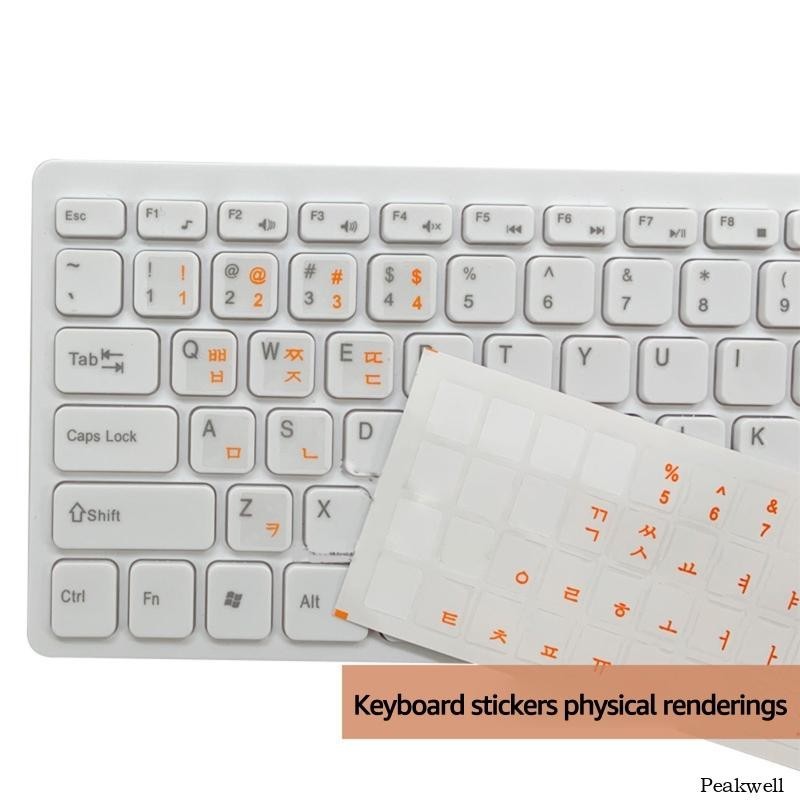 Peak Letter Sticker Chống Thấm Nước Siêu Bền Bàn Phím Hàn Quốc Dán Bảng ...