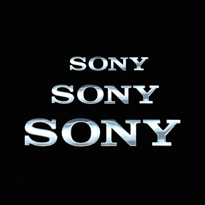 2025 Dán SONY logo logo Kim Loại Dán Màn Hình Loa logo Dán Xe Điều ...