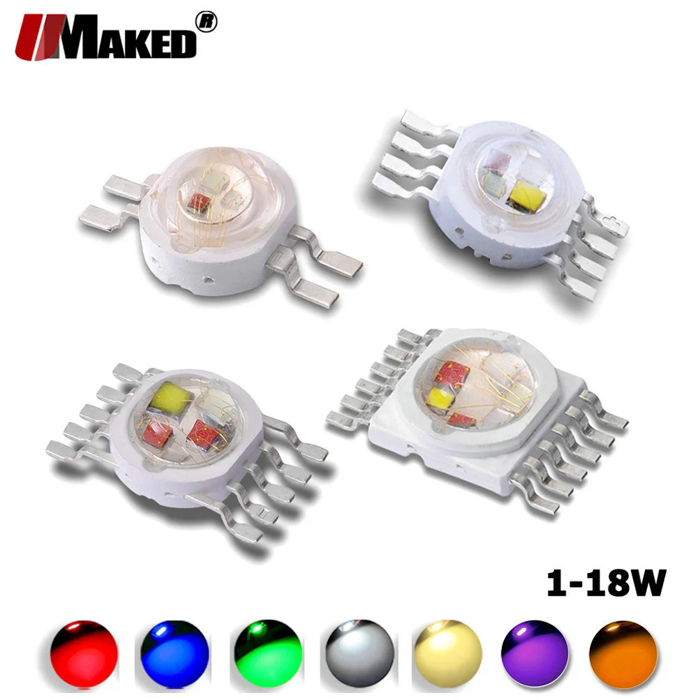 20 Chiếc Chip LED Công Suất Cao 18W 12W 9W 4Pin 6Pin 8Pin 10Pin 12Pin ...