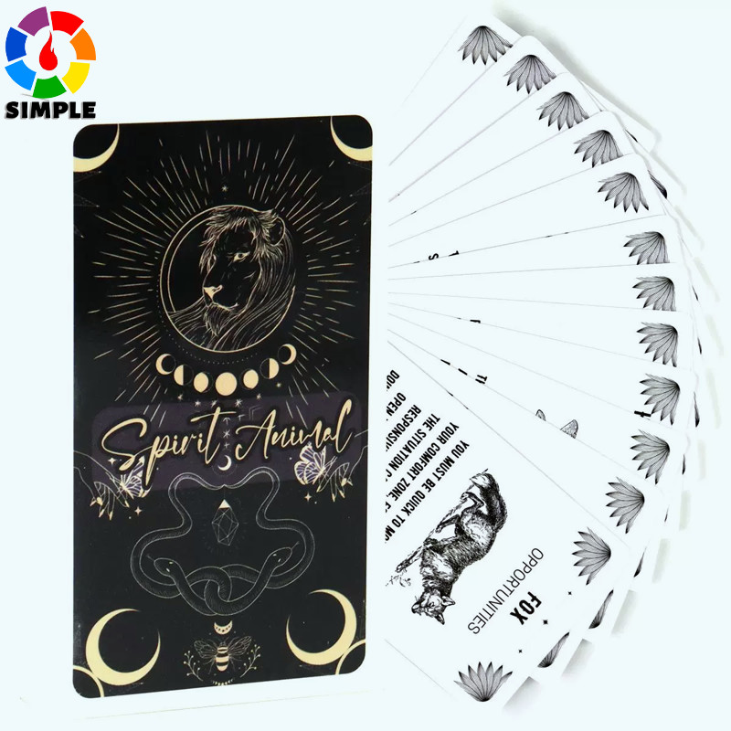 Spirit Animal Oracle Cards - 54 Cards with Meanings On Them for ...