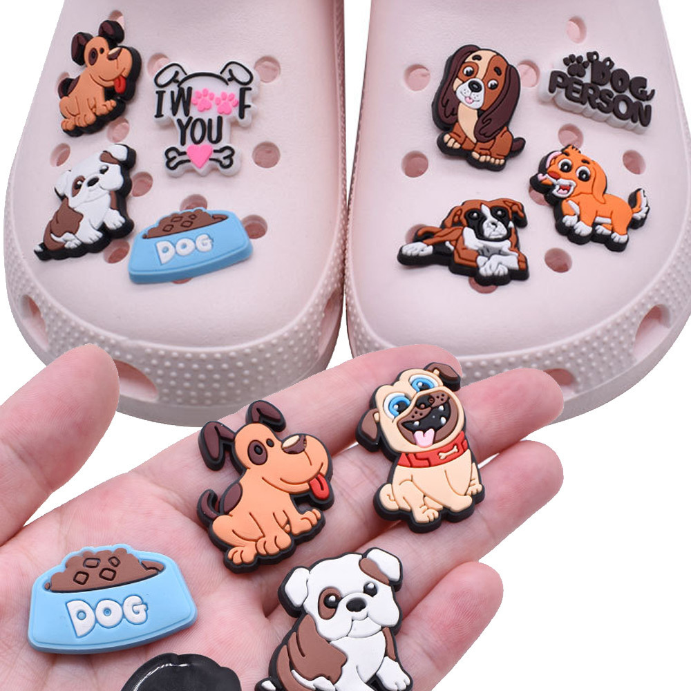 Hoạt Hình Chó Pomeranian Jibbitz Quyến Rũ Cho Crocs Pháp Bulldog Jibitz ...