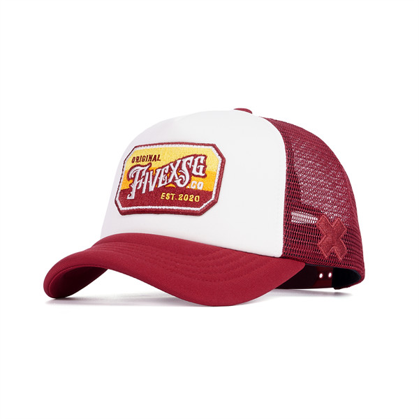 Nón lưỡi trai chính hãng FIVEX- Unisex -NÓN LƯỚI TRUCKER CAP FIVEX-RED-FTK024 | Shopee Việt Nam