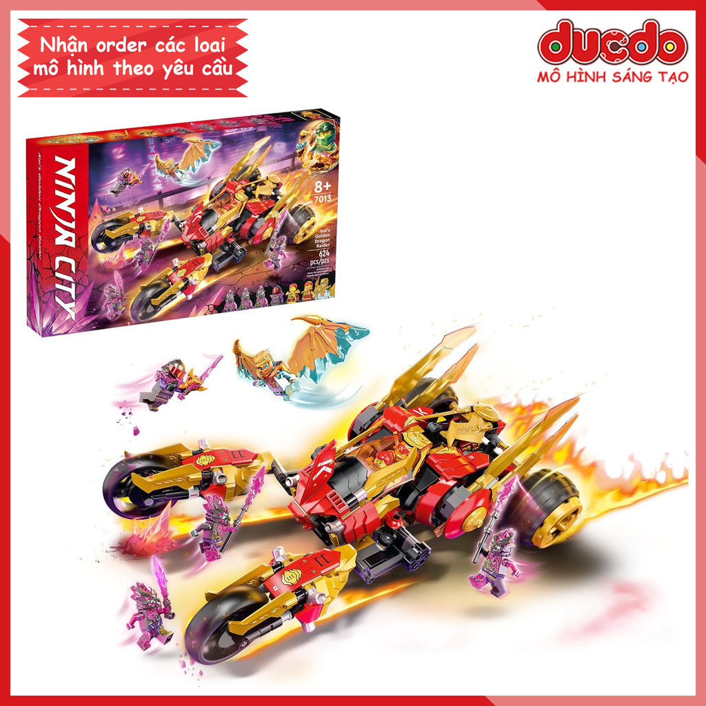 No 7013 Lắp ghép Ninjago Chiến xe rồng vàng Kai - Xếp hình Mô hình ...