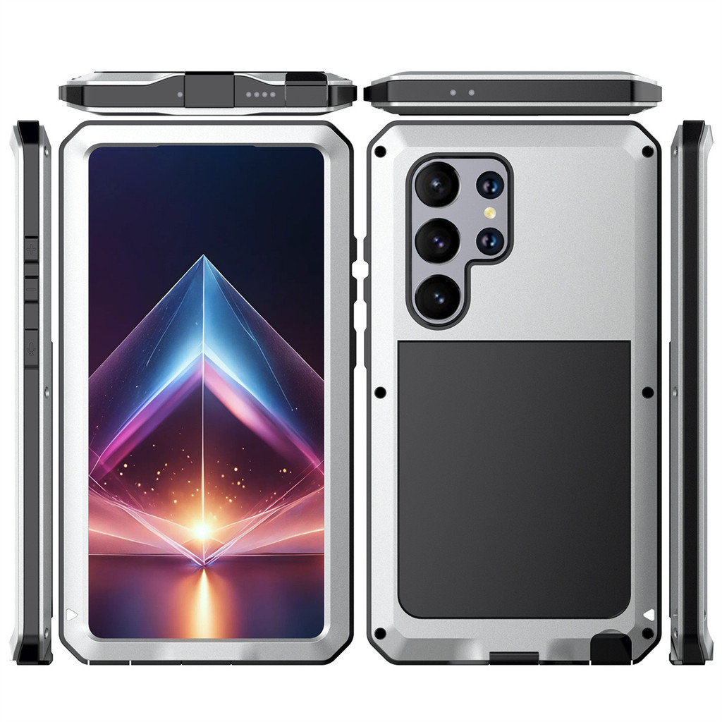 360° Full Protective Heavy Duty Armor Metal Aluminum Case For Samsung ...