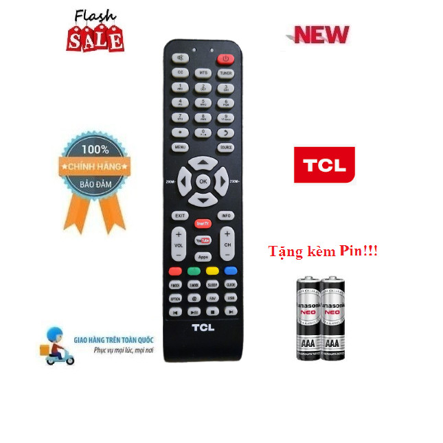Remote Điều khiển TV TCL các dòng TV TCL CRT LCD/LED/Smart TV- Hàng ...