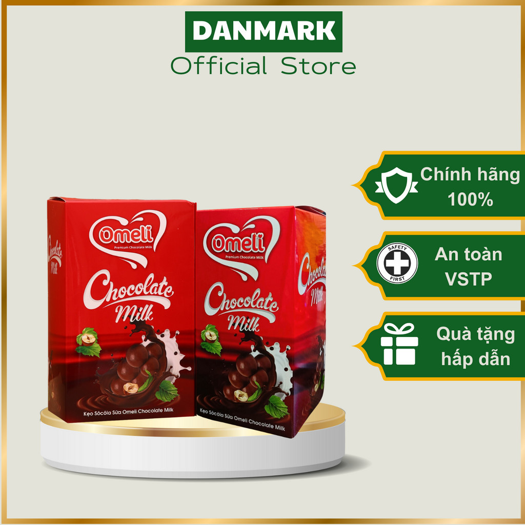 Kẹo Socola Chocolate Milk Omeli Hộp Giấy 138g,230g | Shopee Việt Nam