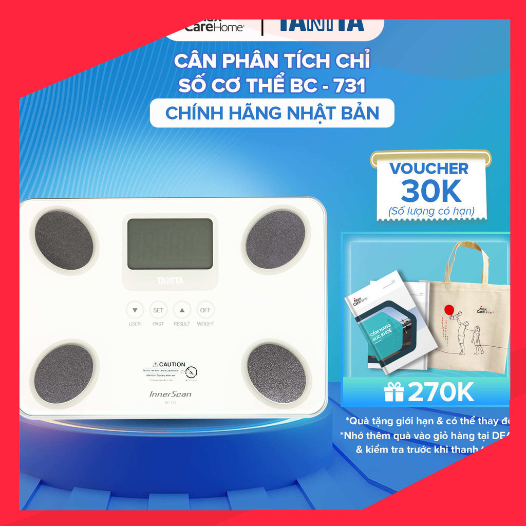 Cân điện tử sức khỏe phân tích chỉ số cơ thể Tanita BC-731 & BC-313 Nhật Bản Cao Cấp | Shopee ...