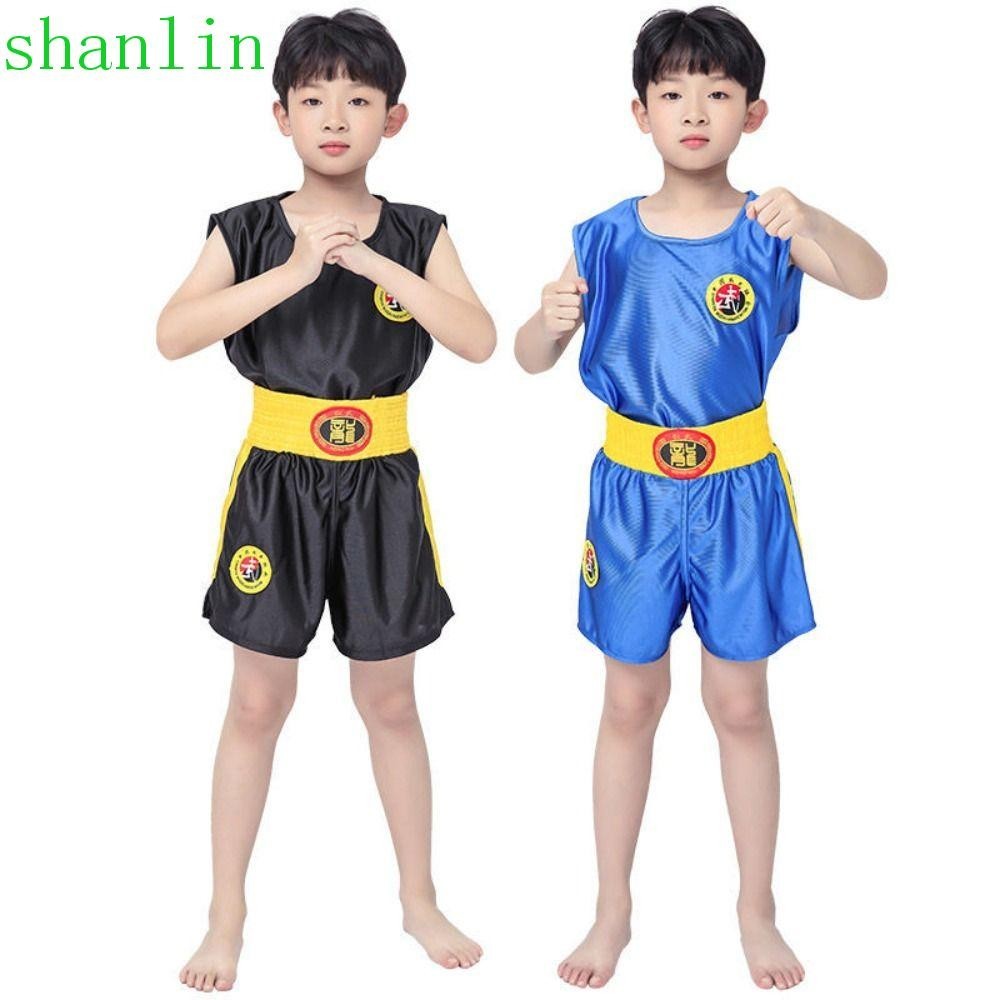 Shanlin MMA Muay Thái Quần Short Và Áo Thun, Quần Short Chiến Đấu Miễn ...