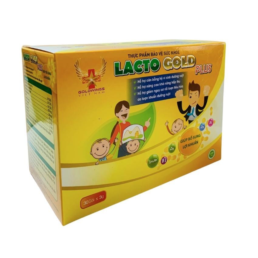 men tiêu hóa Lacto Gold bổ sung lợi khuẩn Hộp 30 gói | Shopee Việt Nam