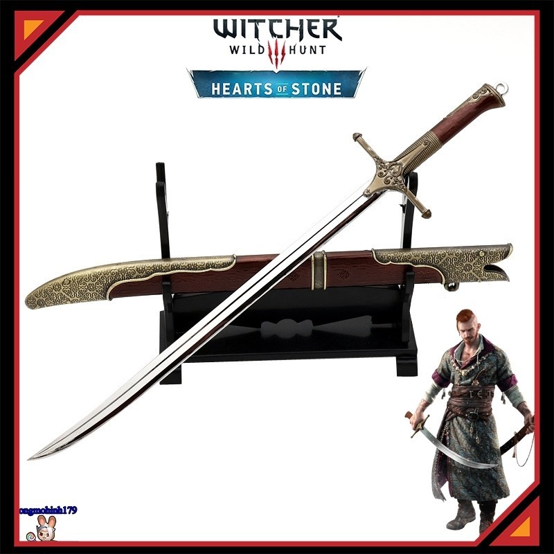 Mô hình The Witcher 3 Wild Hunt Olgierd von Everec Iris Saber kiếm 22cm ...