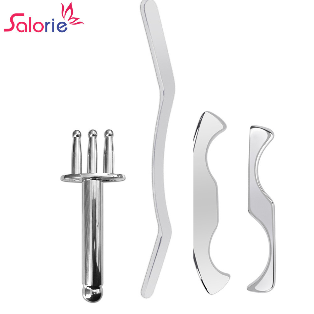 Salorie Thép không gỉ Guasha Ban Cạo Massage Dụng Cụ Bấm huyệt Nạo vét ...