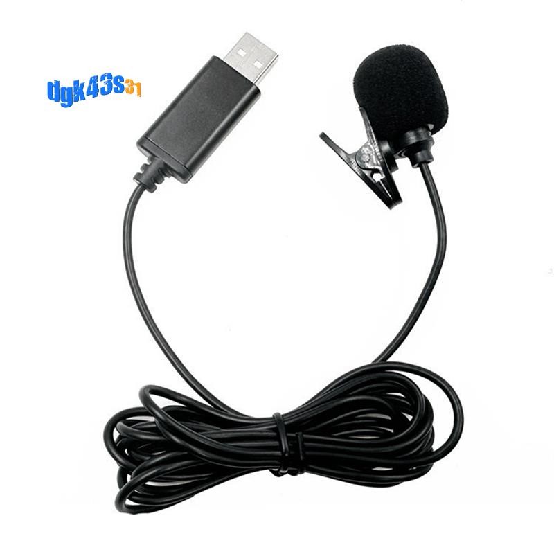 Usb Lavalier Ve Áo Micro Đa Hướng Có Dây Kẹp Mic Tay Miễn Phí Cắm ...