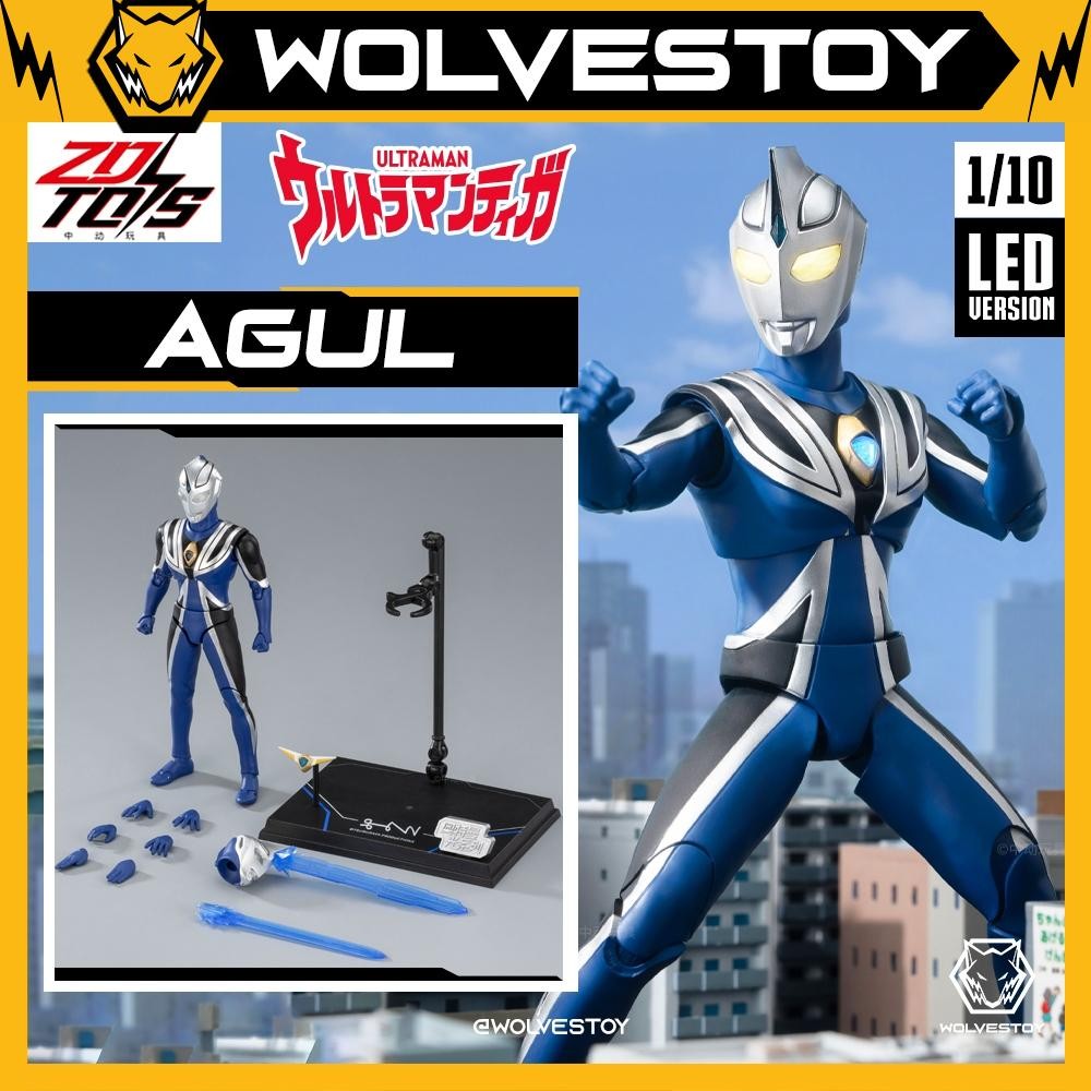 Mô Hình Chính Hãng ZD Toys Ultraman Agul (Siêu Nhân Điện Quang) Led ...