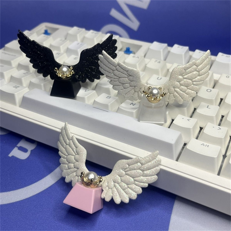 Bàn phím cơ màu hồng được cá nhân hóa Keycap R4 Cánh thiên thần Keycap ...