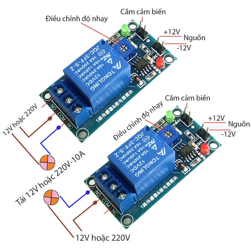 Module mạch công tắc cảm biến mưa M1201 (đóng mở thiết bị điện khi có ...
