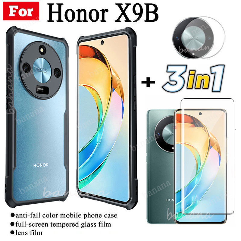Ốp điện thoại di động chống rơi 3in1 Honor X9B dành cho phim kính cường lực Honor X9 B X9A ...