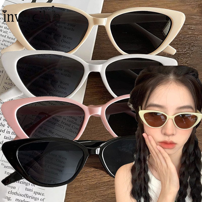 Retro Nữ Mắt Mèo Kính Mát INS Tất Cả Trận Đấu Punk Kính Mát Thời Trang ...