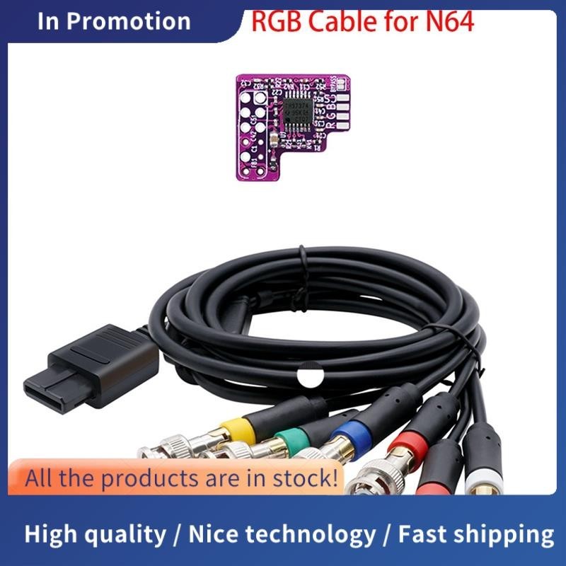Cáp N64 RGB + RGB cho bảng điều khiển N64 NTSC Chip mô-đun RGB cho ...