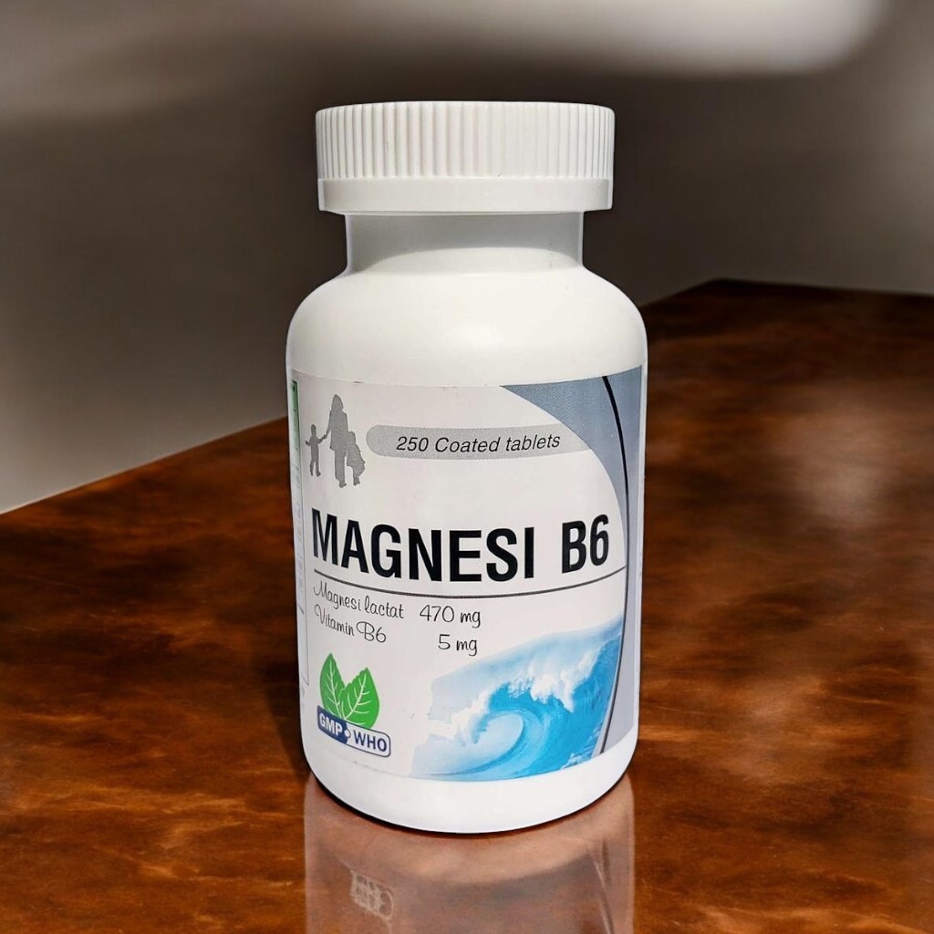 Magnesi B6 lọ 250 viên uống giúp bổ sung magie và vitamin B6 cho cơ thể ...