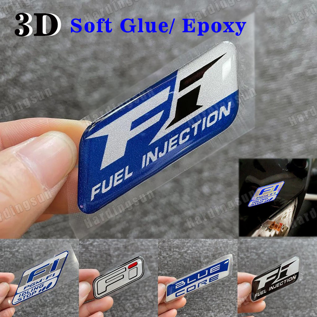 Fi 3D Epoxy Sticker EFI Biểu tượng Hệ thống Fi Logo Gel Decal cho ...