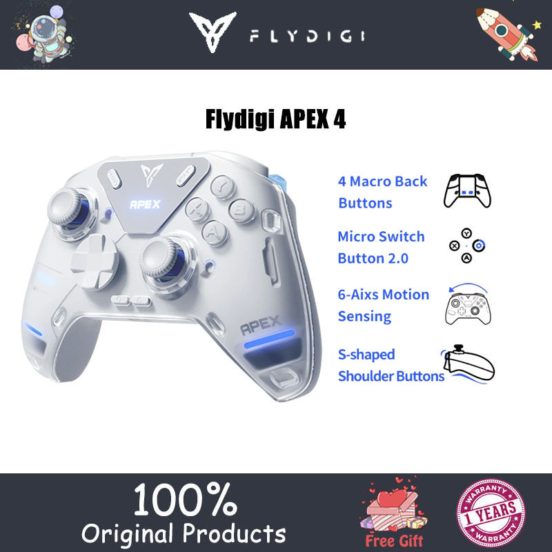 Máy tính điều khiển đa nền tảng Flydigi Apex4, Bộ điều khiển chơi game thông minh không dây ...