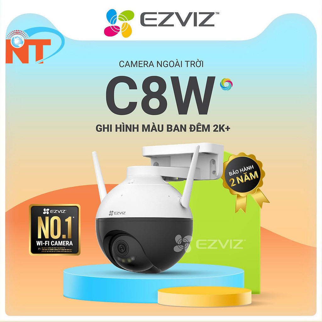 Camera IP Wifi PTZ Ngoài Trời Ezviz C8C 2M, C8W 4M, C8PF Zoom 8X - Hàng ...