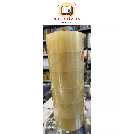 [ 1 CÂY 200Y ] Băng keo TRONG dán thùng hàng, đóng gói hàng hóa bản 48mm 200 yards. | Shopee ...