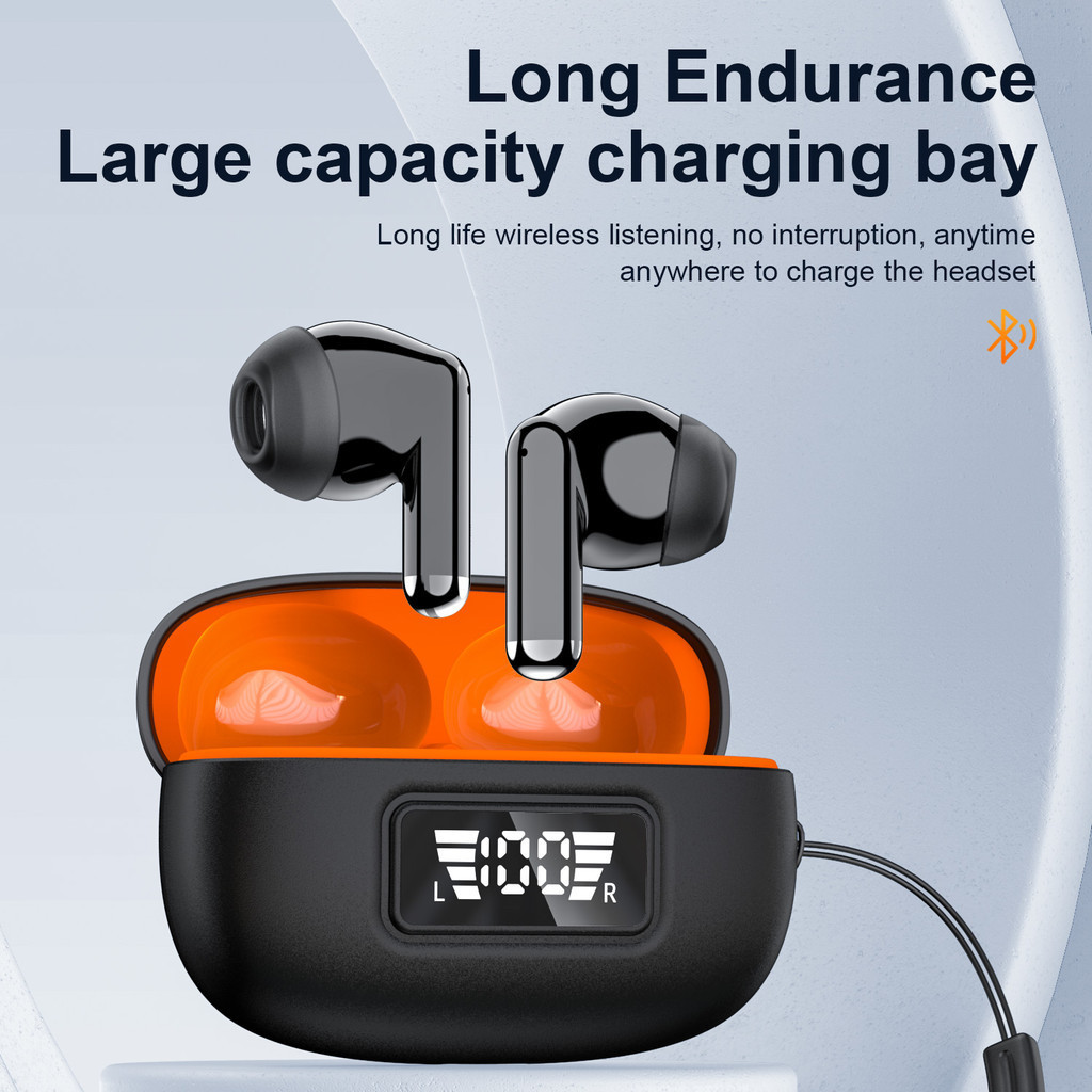 Tzuzl 2024 Tai nghe không dây TWS MỚI Bluetooth 5.3 Tai nghe chơi game thể thao Tai nghe giảm ...
