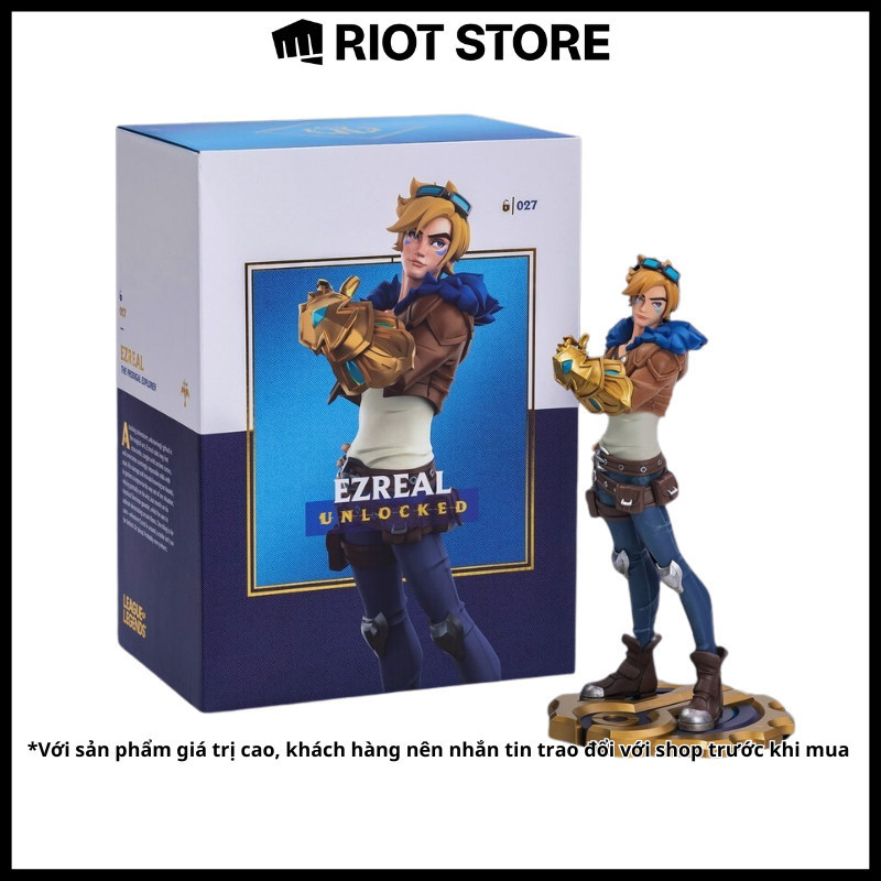 Mô hình LoL Ezreal Unlocked Statue 26cm - Mô hình LOL Chính hãng Riot ...