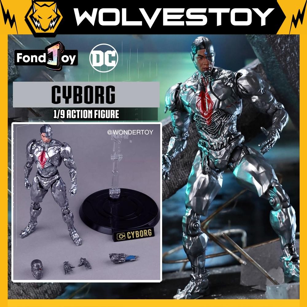 Mô Hình Chính Hãng Fondjoy Toys DC Justice League Cyborg 1/9 Action ...