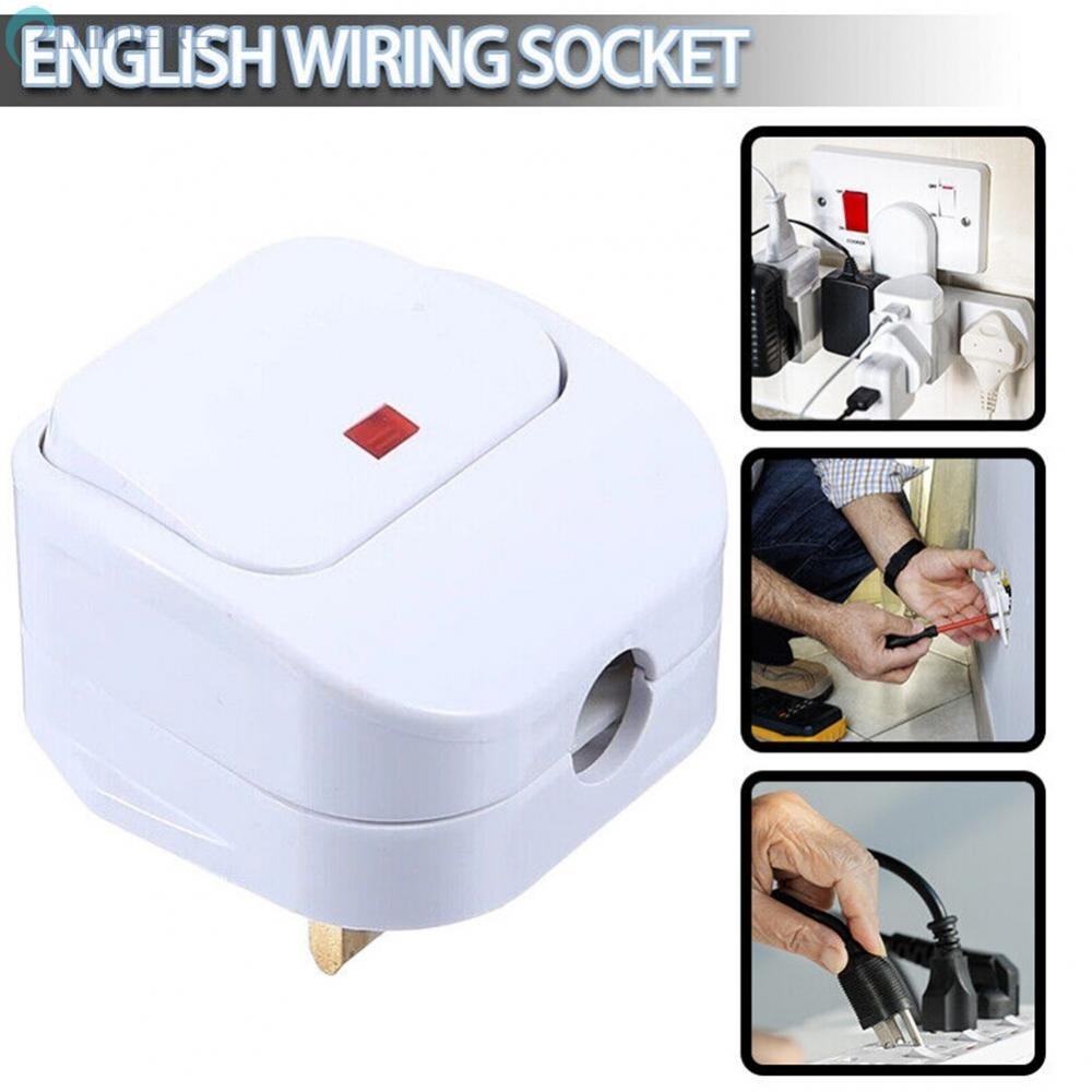 -NEW-Plug 250V 3 Pin Detachable Electrical Hong Kong Conversion Plug ...