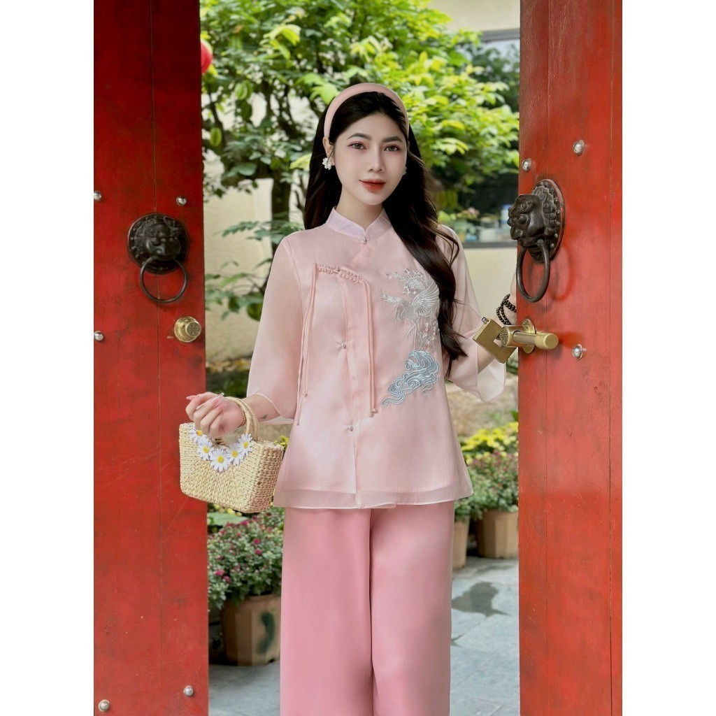 Sét bộ đi lễ chùa - bộ nhật nguyệt lụa voan tơ cao cấp Myra.vn PP05 | Shopee Việt Nam