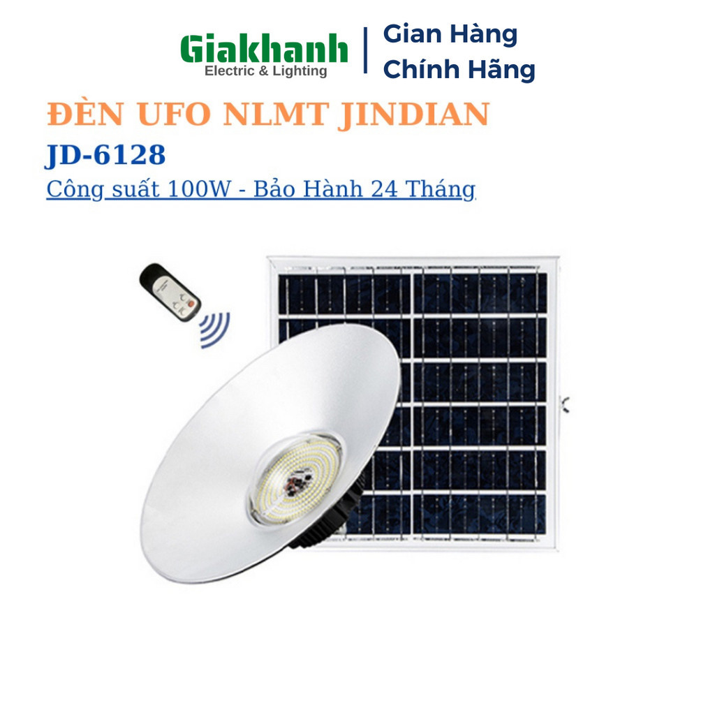 Đèn UFO Năng Lượng Mặt Trời Treo Trong Nhà Jindian JD-6128 | Shopee Việt Nam
