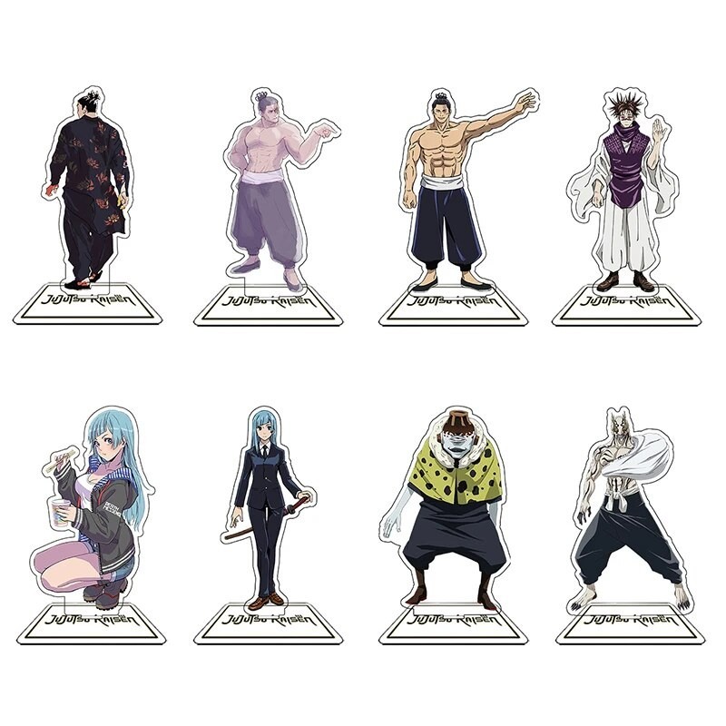 Mô hình Standee Jujutsu Kaisen Gojo Sukuna Megumi Yuji Nanami Nobara ...
