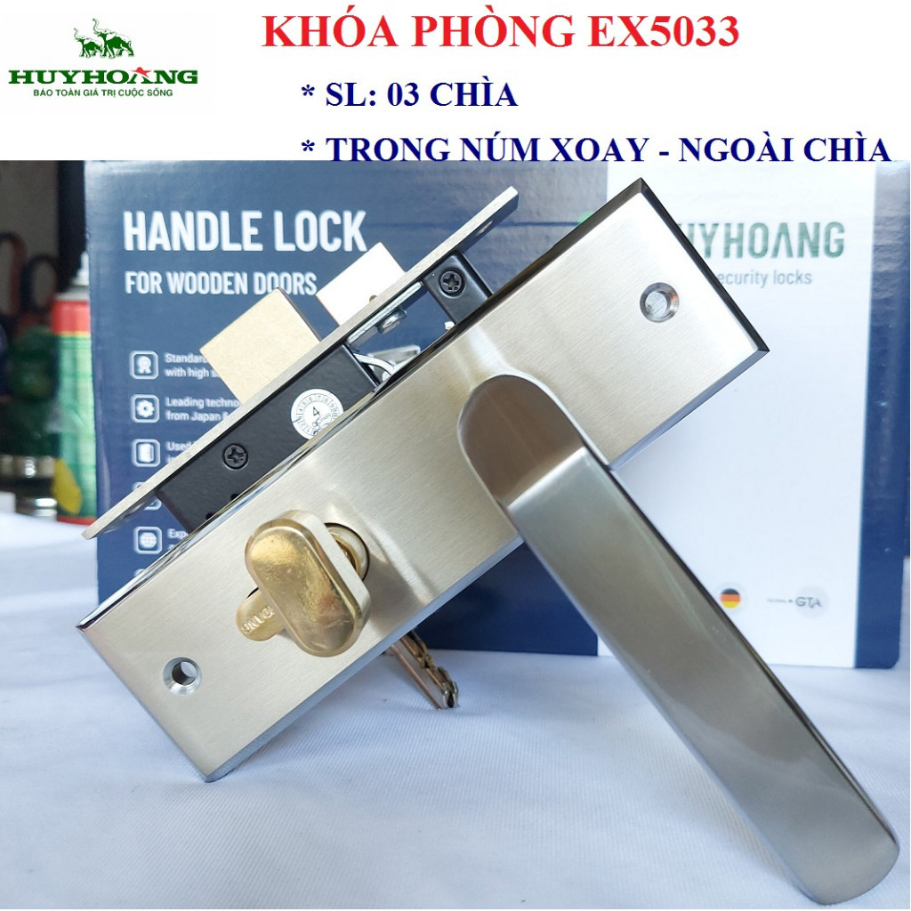[Hỏa tốc HCM] KHÓA TAY GẠT PHÒNG NGỦ HUY HOÀNG EX 5033 - EX5033 ...