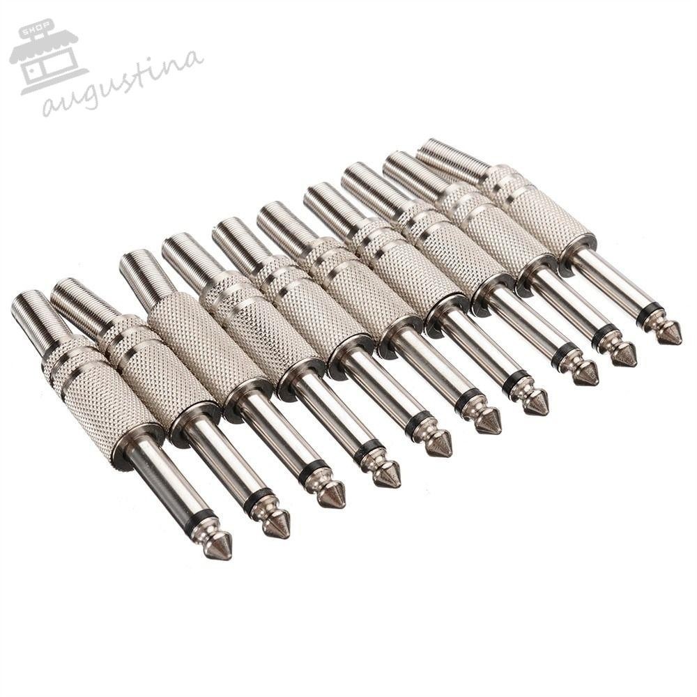 Augustina 6.35mm Jack cắm tai nghe Đầu nối dây 1 / 4 "Mono Jack Micro ...