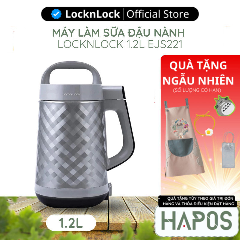 Máy làm sữa đậu nành - 1.2 lít Chính hãng LocknLock EJS221 - HAPOS ...